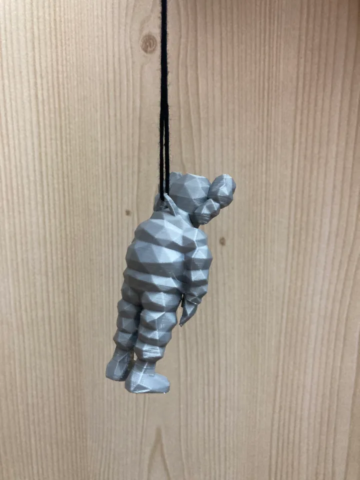KAWS Low-Poly Keychain by hibi3d | Download free STL model | Printables.com