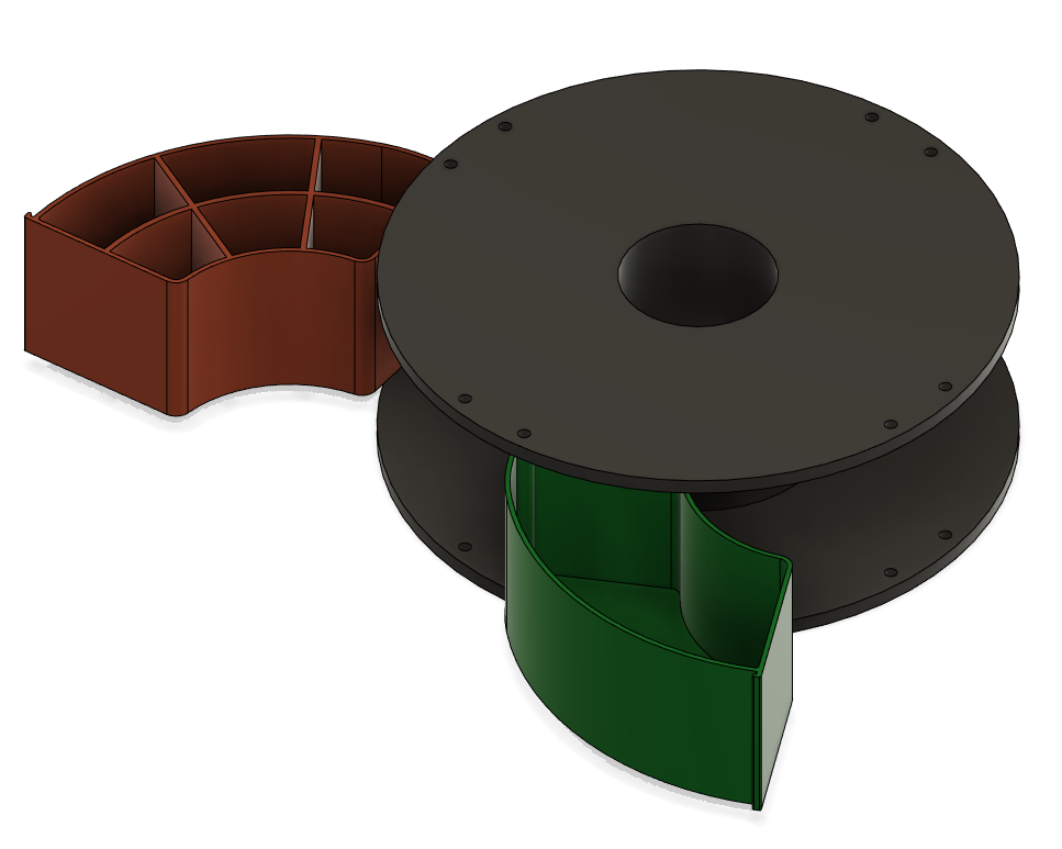 Drawers for Voolt3D Spools by Ildefonso Zanette | Download free STL ...