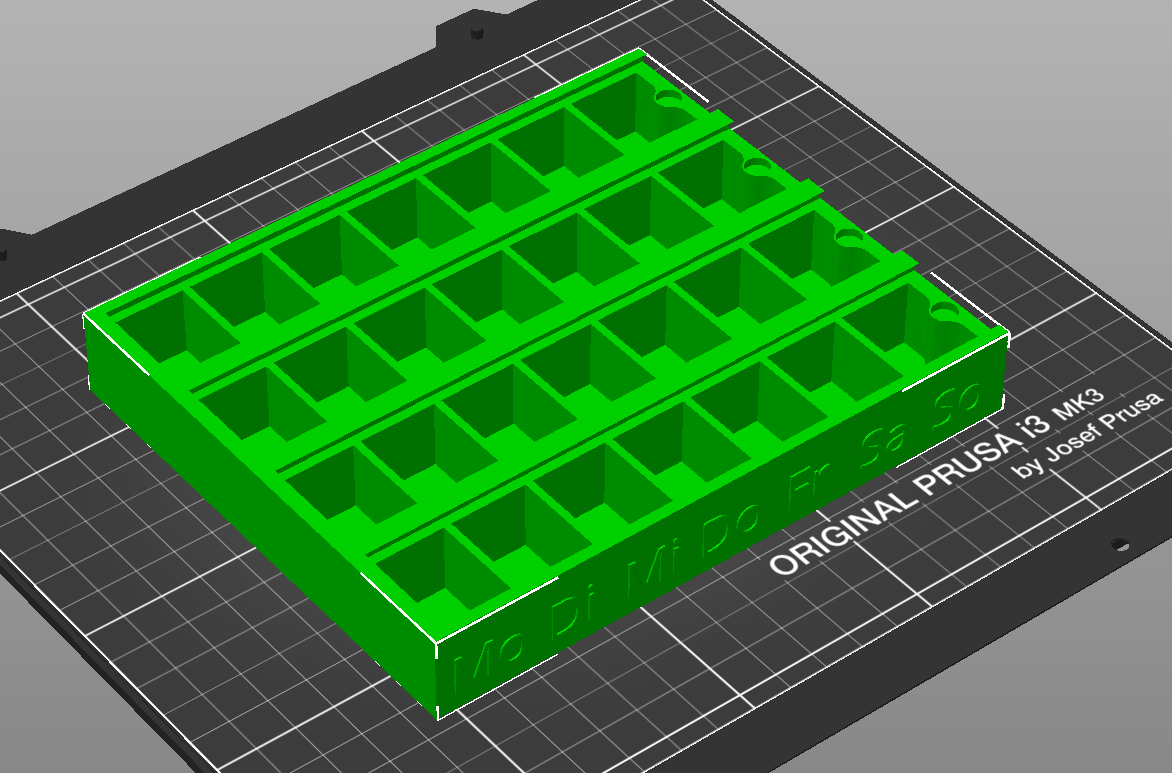 Parametric Pill Box (OnShape) by Leon.Reijnders | Download free STL ...