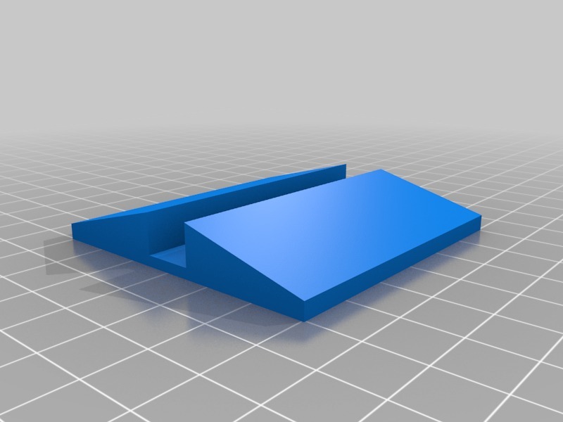 Replicator feed support with backplate by mih | Download free STL model ...
