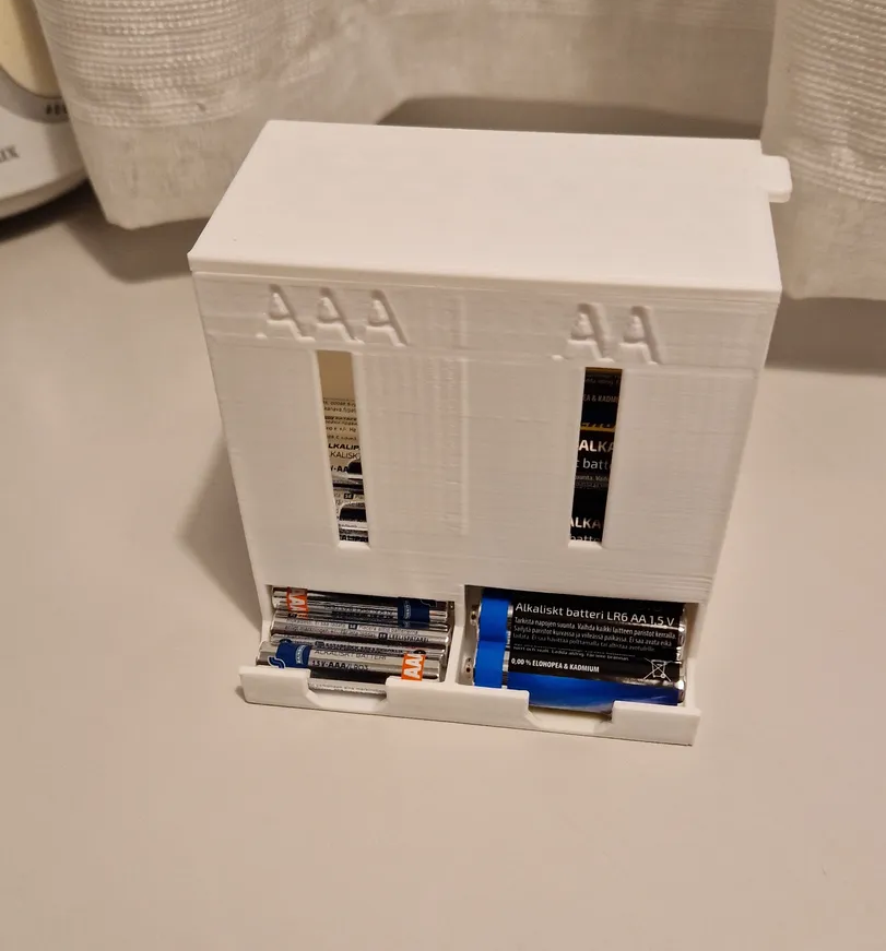 AA & AAA Battery Holder Cap by Will North | Download free STL model ...