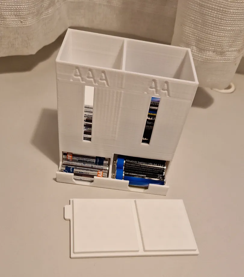 AA & AAA Battery Holder Cap by Will North | Download free STL model ...