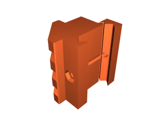 45 degree rail mount / B-25u by Fred405 | Download free STL model | Printables.com