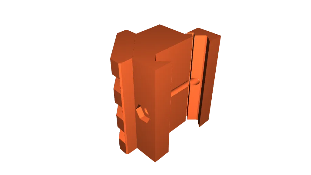 45 degree rail mount / B-25u by Fred405 | Download free STL model | Printables.com