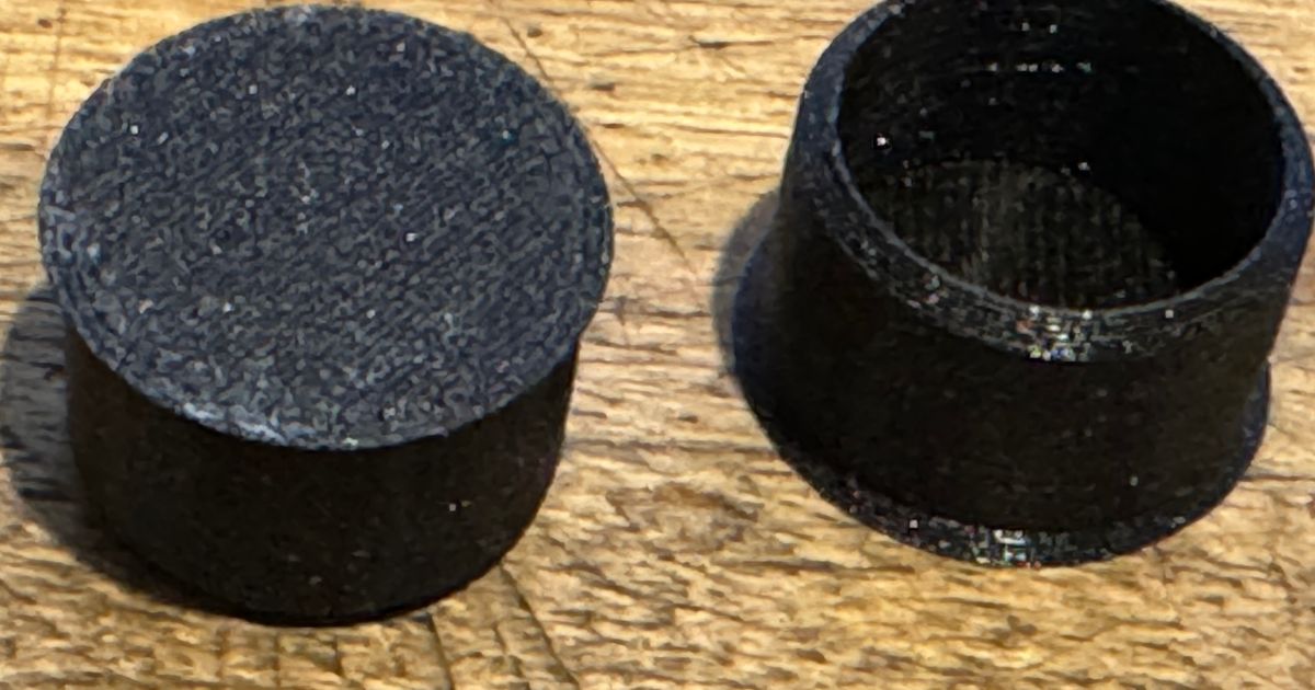 20mm Bench Dog Cap - Friction Fit by supergimp | Download free STL ...