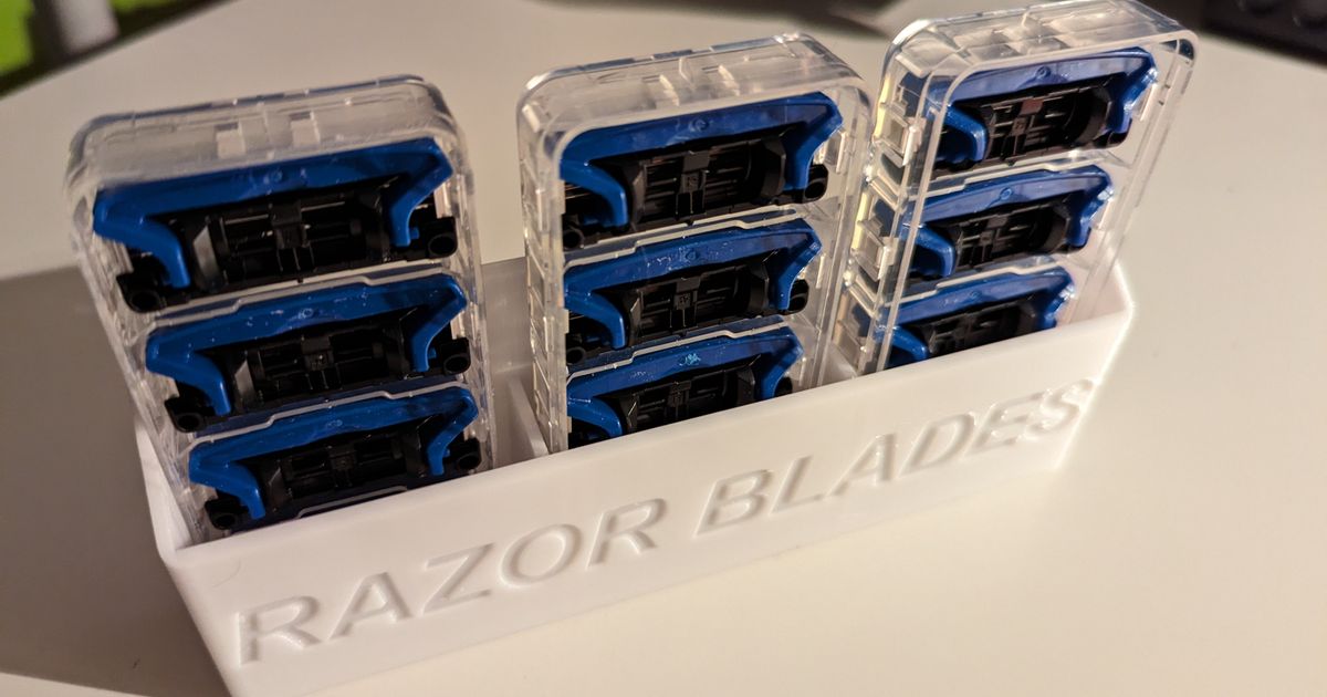 Rasierklingenhalter, Razorblade Holder by R. H. | Download free STL ...