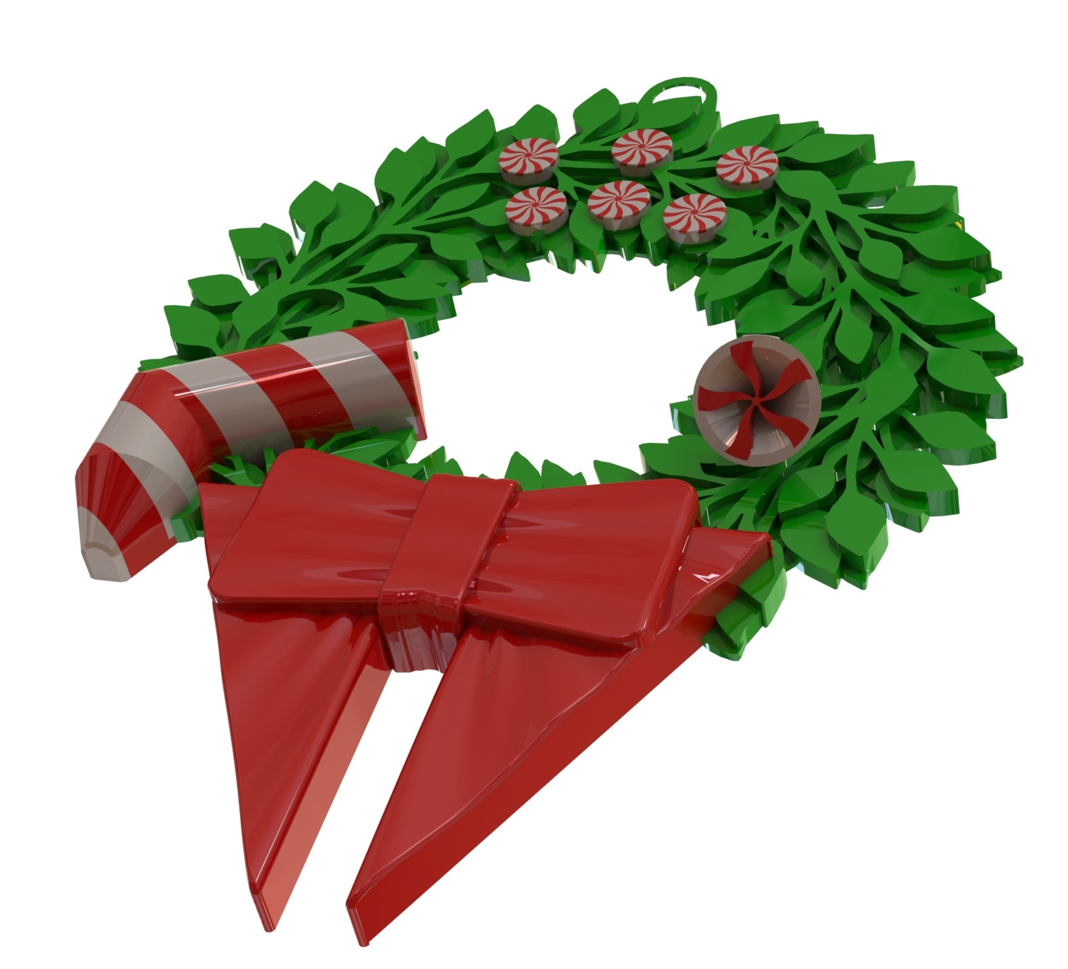 Millennium Falcon Christmas Wreath Ornament by Slic/d D/sign | Download ...