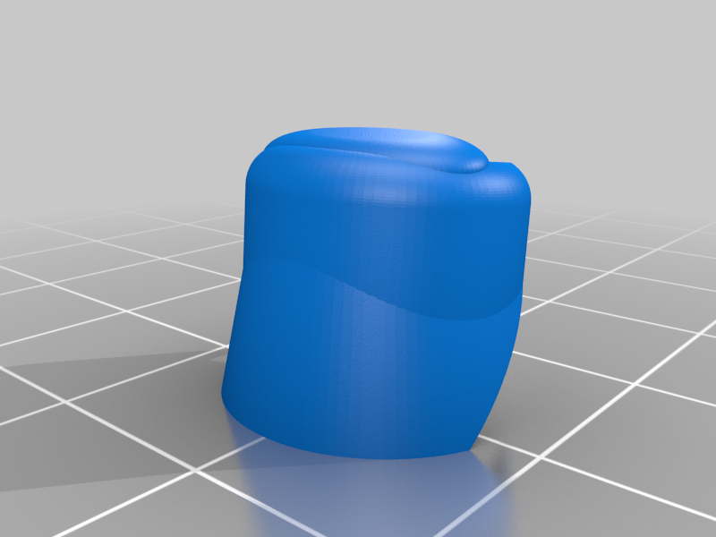 Worf hairpiece for Minimates by JustSomeGuy | Download free STL model ...