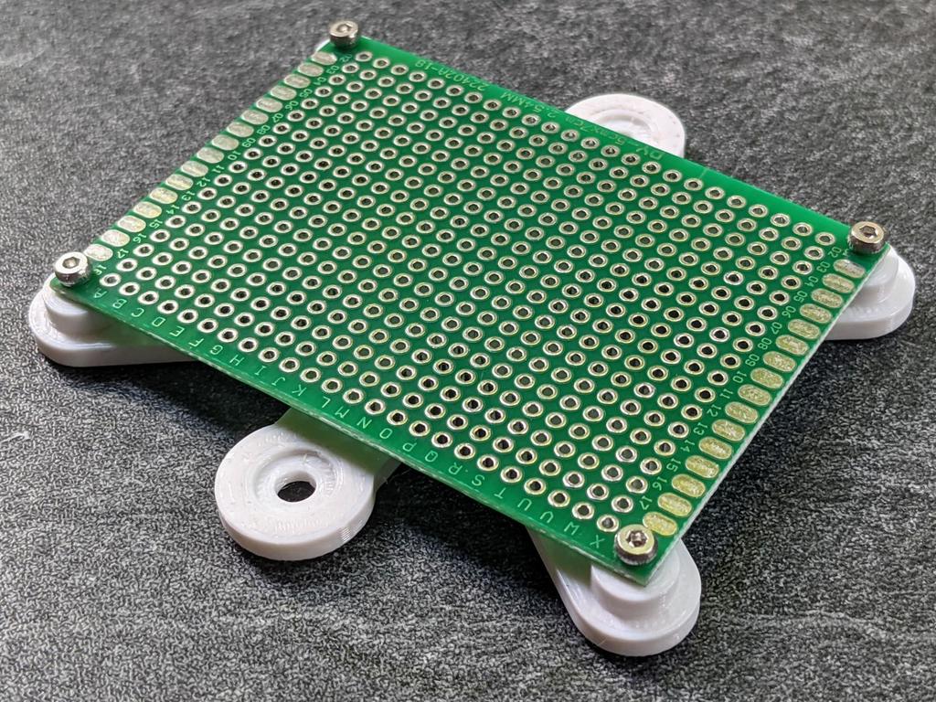 Mounting brackets for PCBs by t0b1 | Download free STL model ...