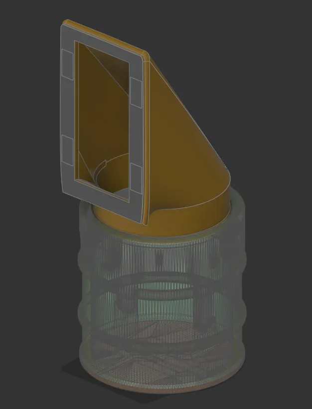 Drippy Drum XC1 Waste Chute by Fortune Kouki | Download free STL model ...
