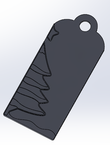 Customizable christmas name tag by ElStracho | Download free STL model ...