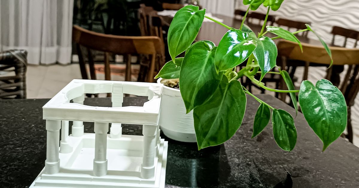 Greek Temple Support for Dulf Vase by Dulf O Grande | Download free STL ...