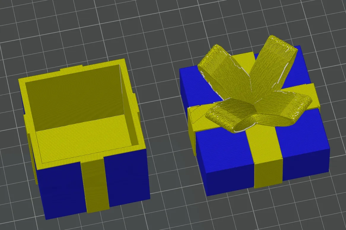 Christmas gift box by 顽意 3Design Lab | Download free STL model ...