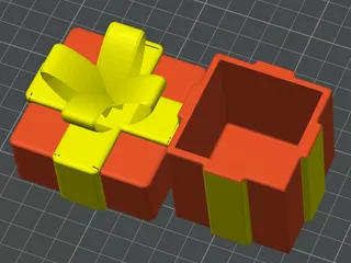 Christmas gift box by 顽意 3Design Lab | Download free STL model ...