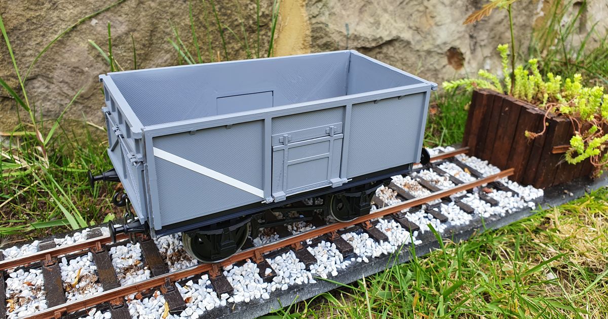 Gauge 1 16-ton mineral Wagon by aldmodels | Download free STL model ...