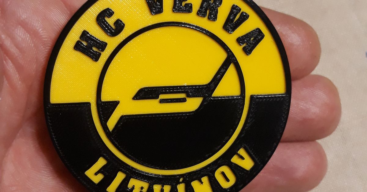 HC Verva Litvínov logo by krab | Download free STL model | Printables.com
