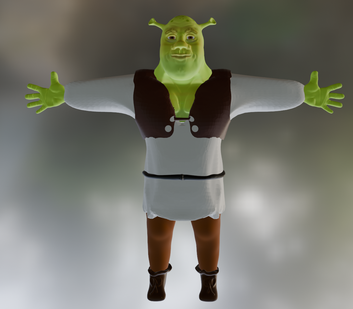 Fully Armatured and painted slightly more sexy Shrek por 3DHippo ...