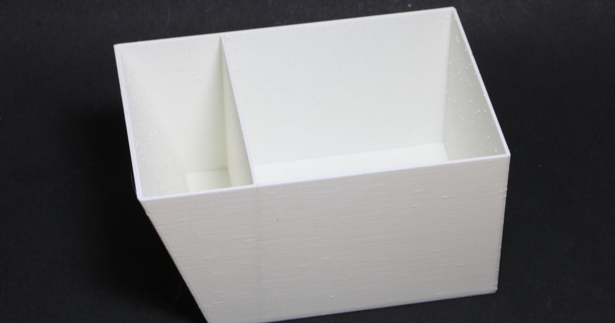 box with subdivision for drawer with rounded inner edge by CurlyVole ...