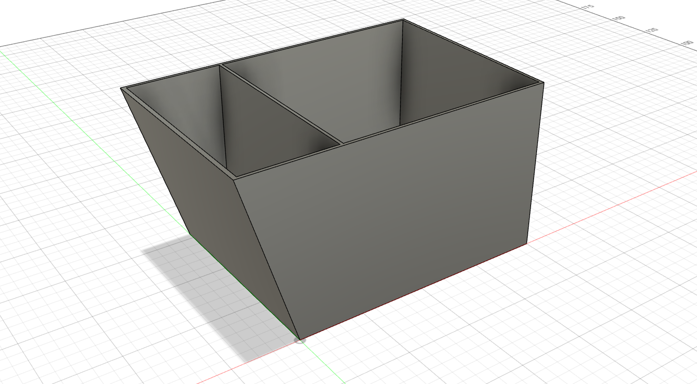 box with subdivision for drawer with rounded inner edge by CurlyVole ...