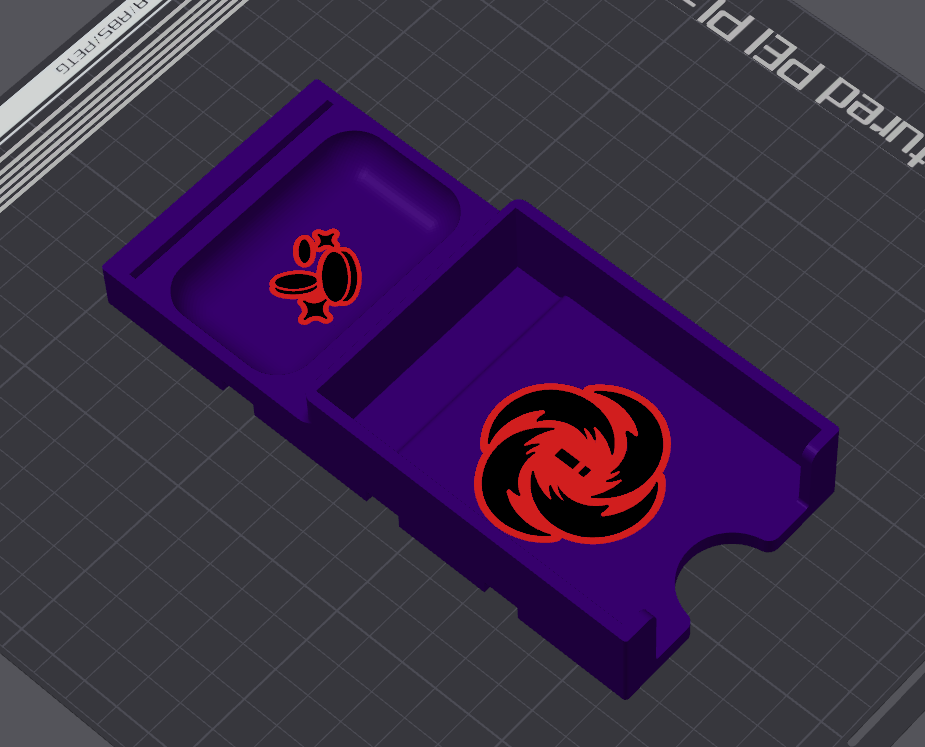 Cyberpunk RED-Combat Zone Objective Tray by Gnomeworks | Download free STL model | Printables.com