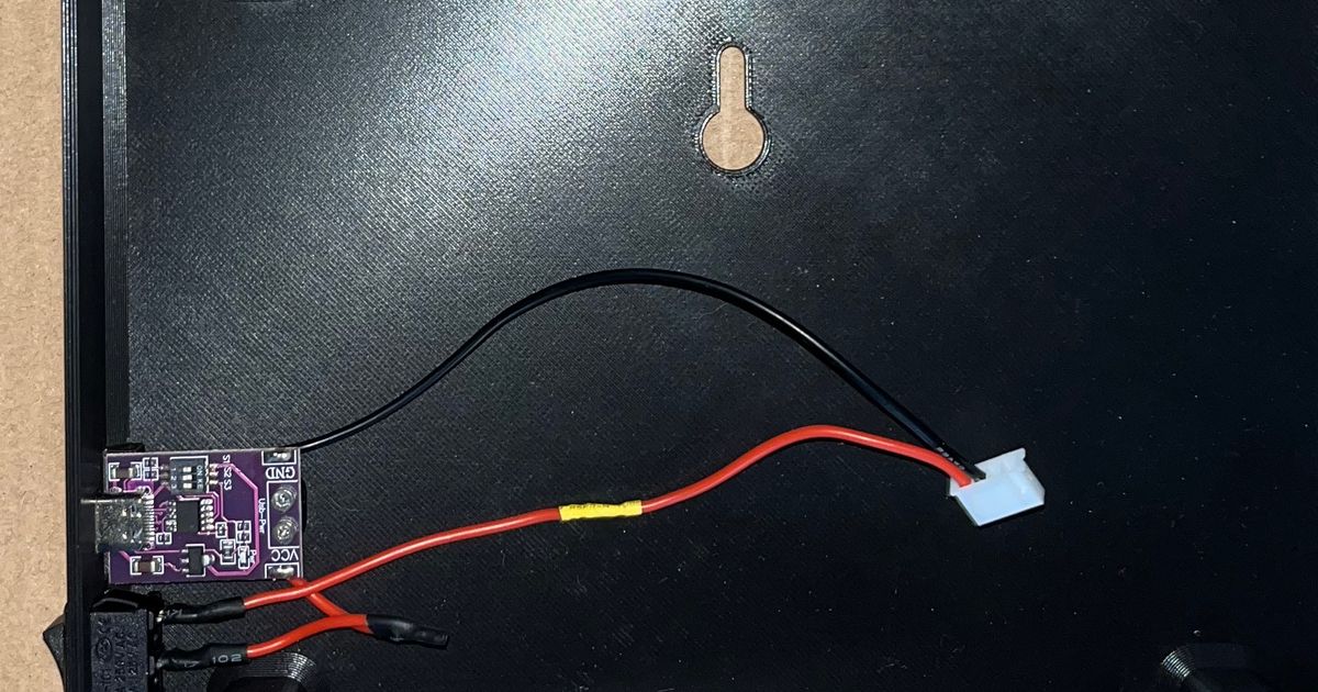 Split Flap Display USB Type C Power by MetalTurtle | Download free STL model | Printables.com