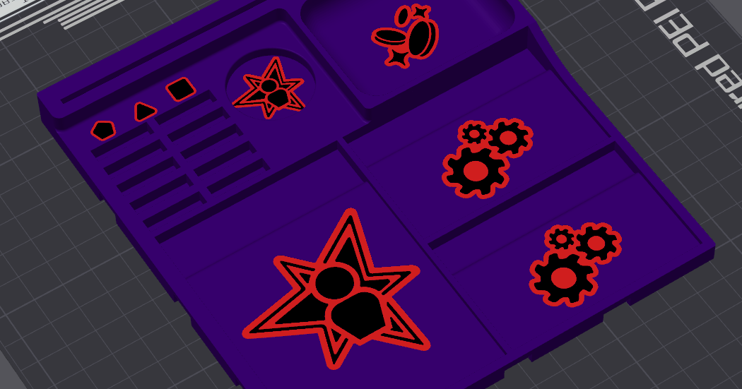 Cyberpunk RED-Combat Zone Leader Tray by Gnomeworks | Download free STL model | Printables.com