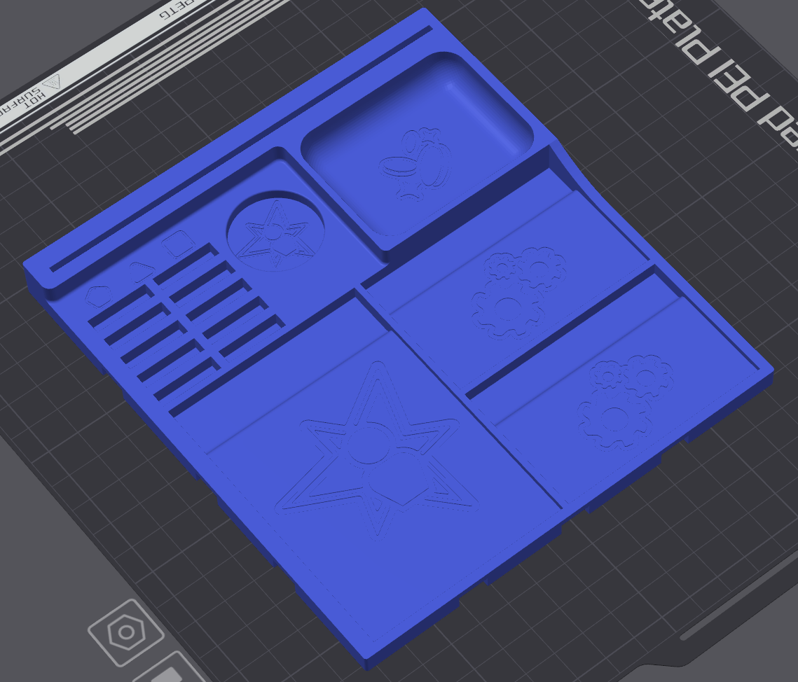 Cyberpunk RED-Combat Zone Single Color Trays by Gnomeworks | Download free STL model ...