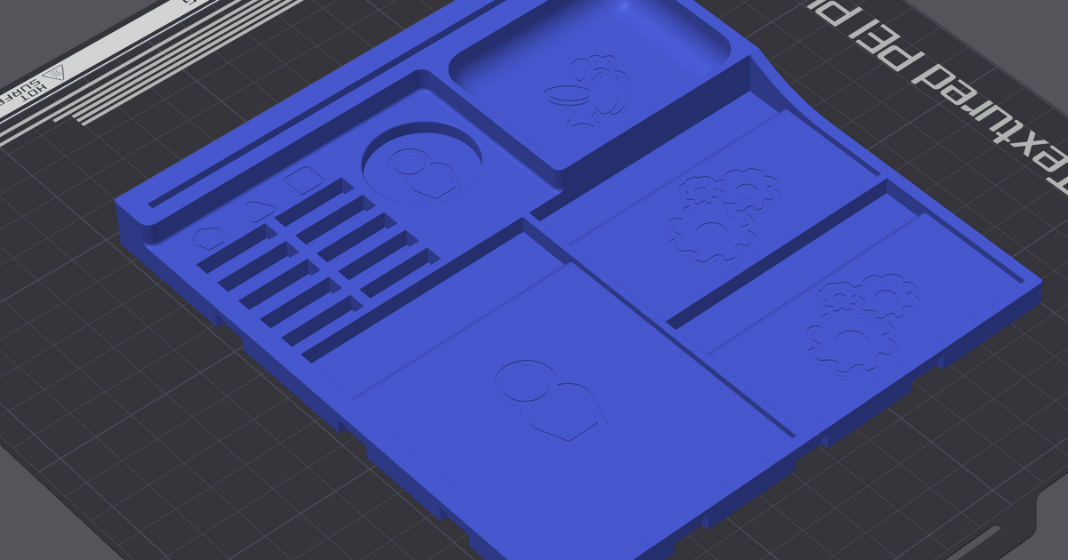 Cyberpunk RED-Combat Zone Single Color Trays by Gnomeworks | Download free STL model ...