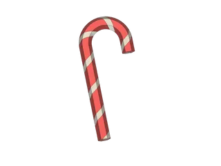Two-Color Mini Hex Candy Cane by Eebel | Download free STL model ...