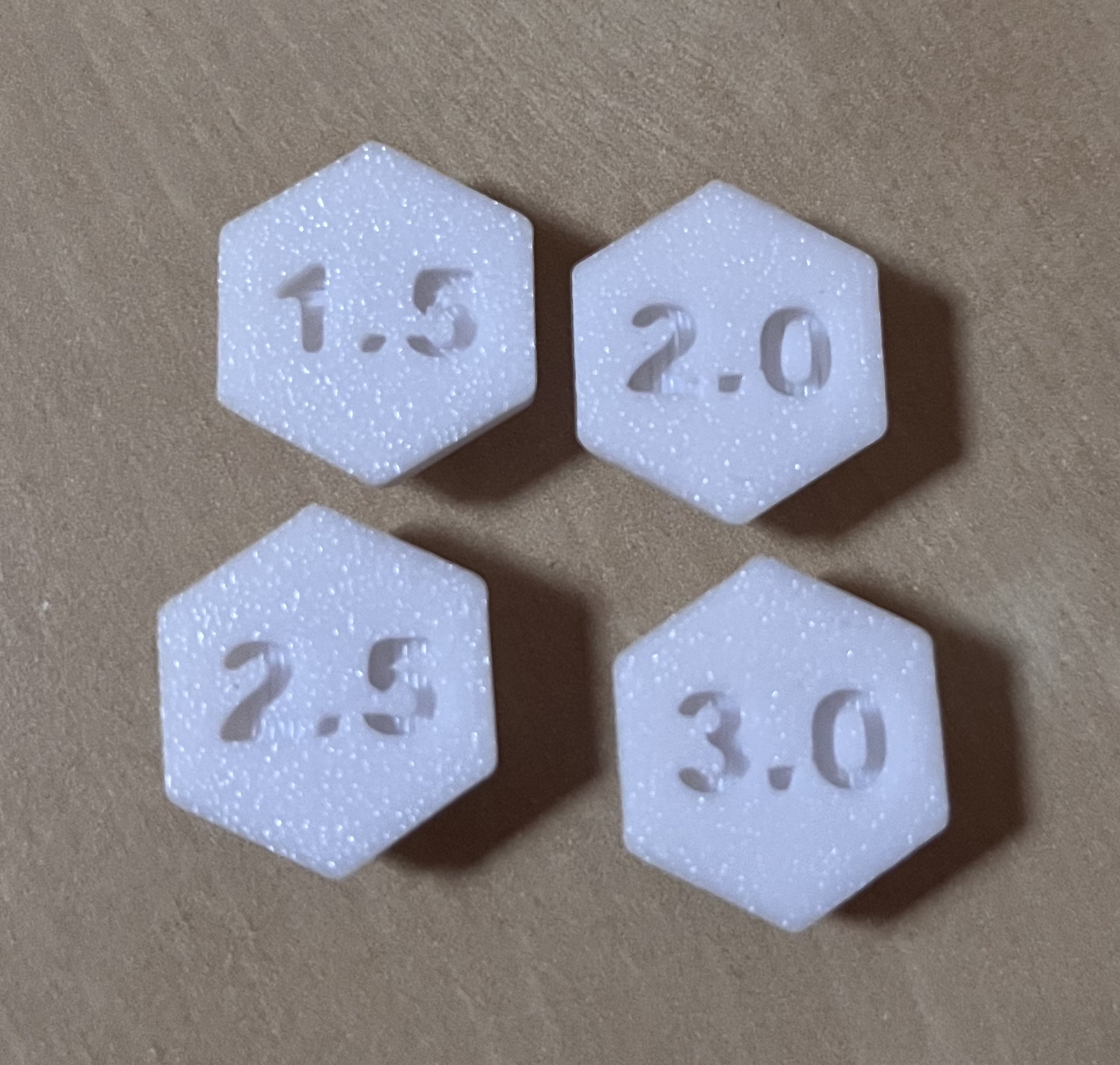 Numbered Hex Driver Caps by Talkative Mime | Download free STL model ...