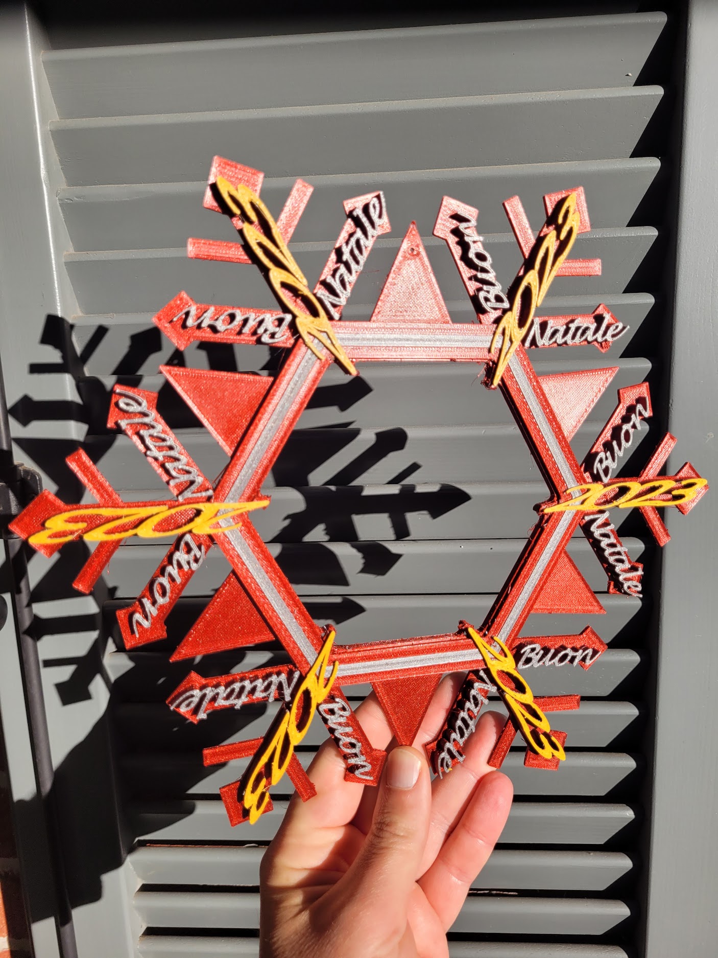 Snowflake Photo Frame by Algol | Download free STL model | Printables.com