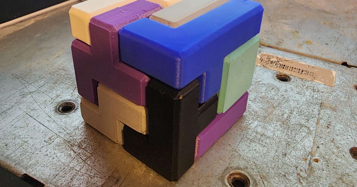 4x4 Puzzle Cube (hard) by yako000 | Download free STL model ...