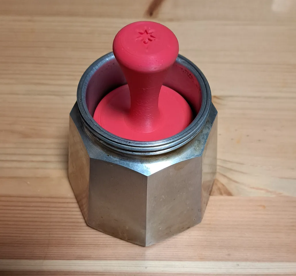 Bialetti Moka Express 6 Cup tamper by Harabi | Download free STL model ...