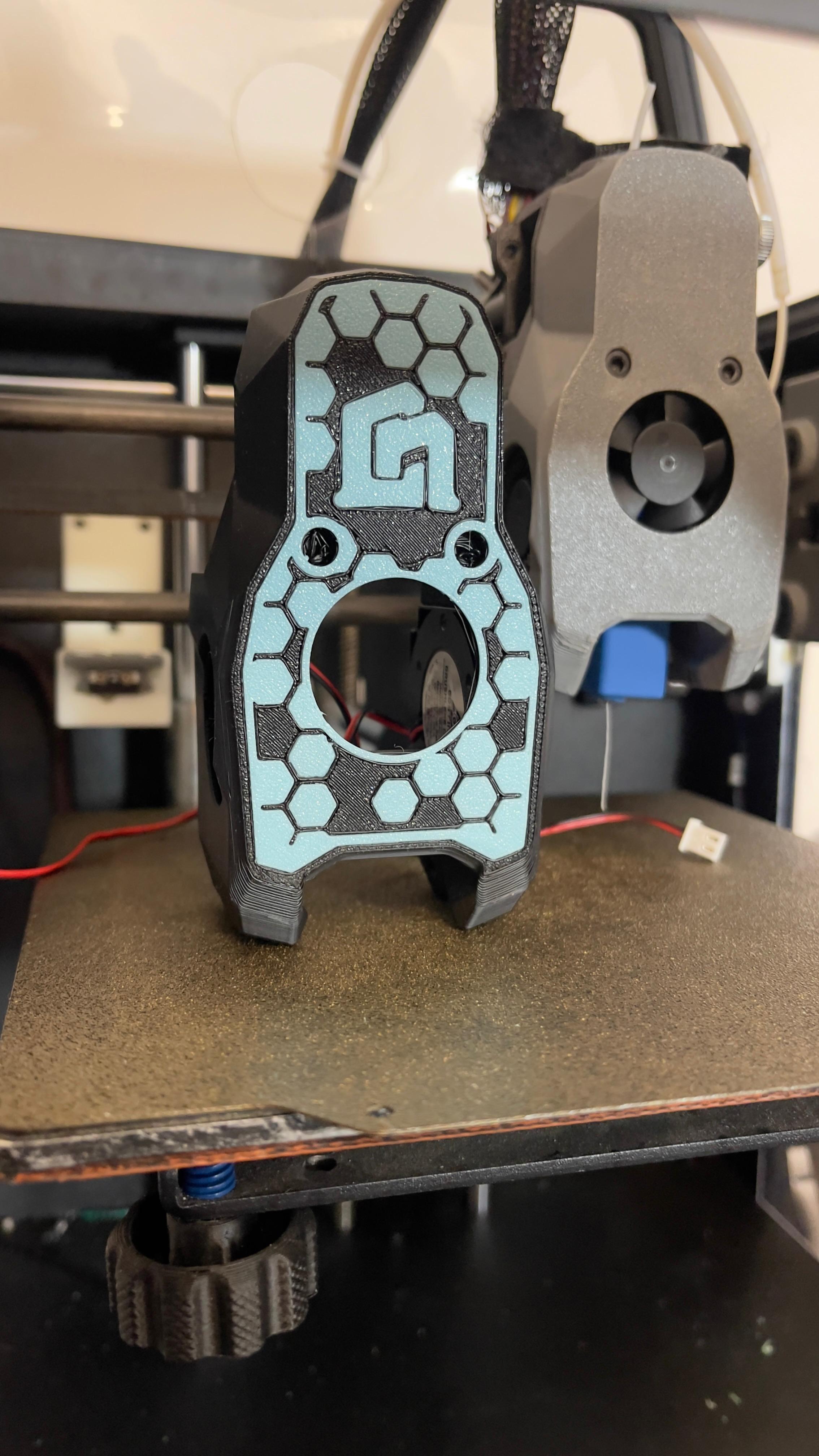 HEX PATTERN FOR CN3D Mini StealthBurner 4010 Blowe Fan + Volcano by ...