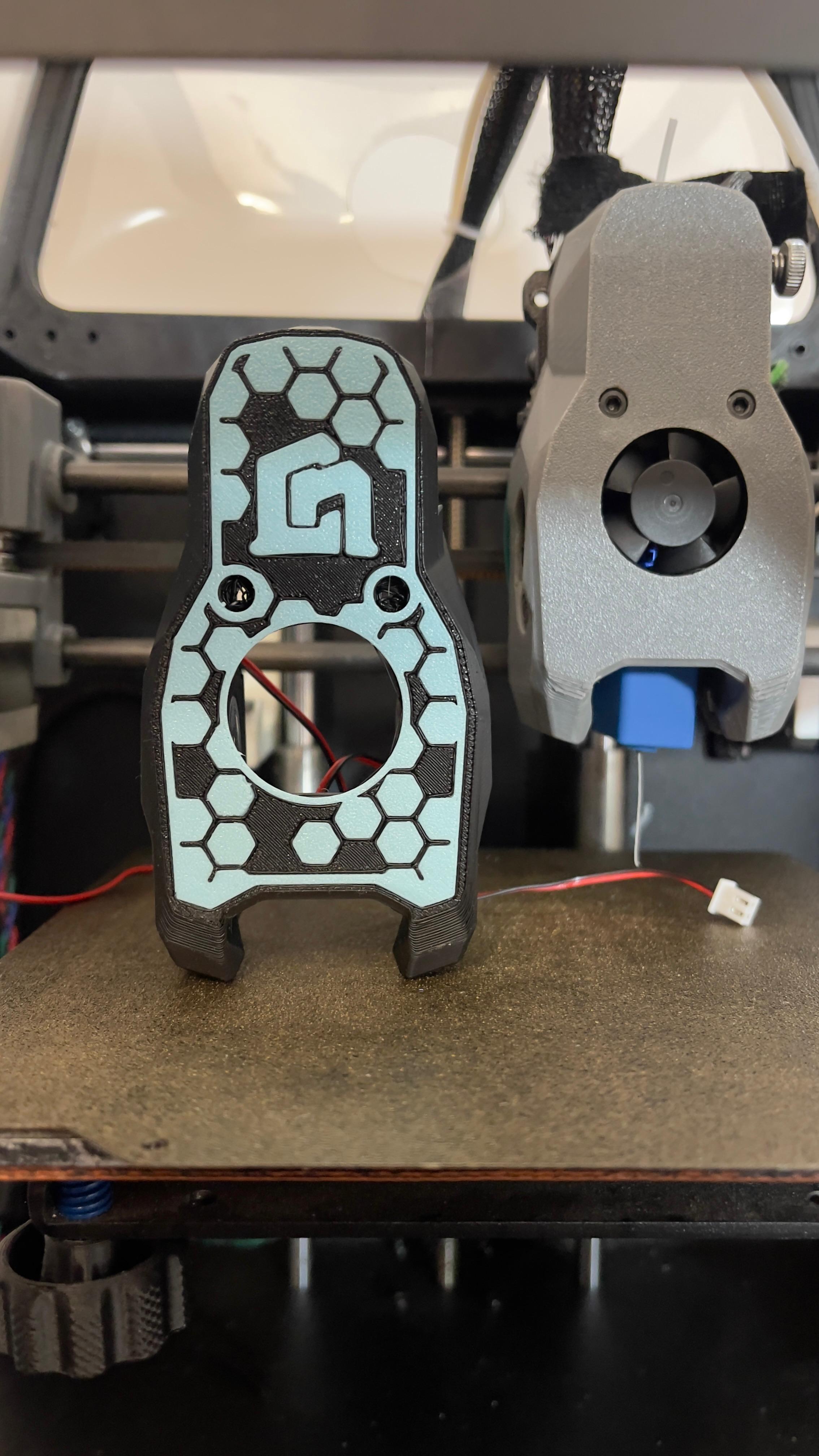 HEX PATTERN FOR CN3D Mini StealthBurner 4010 Blowe Fan + Volcano by ...