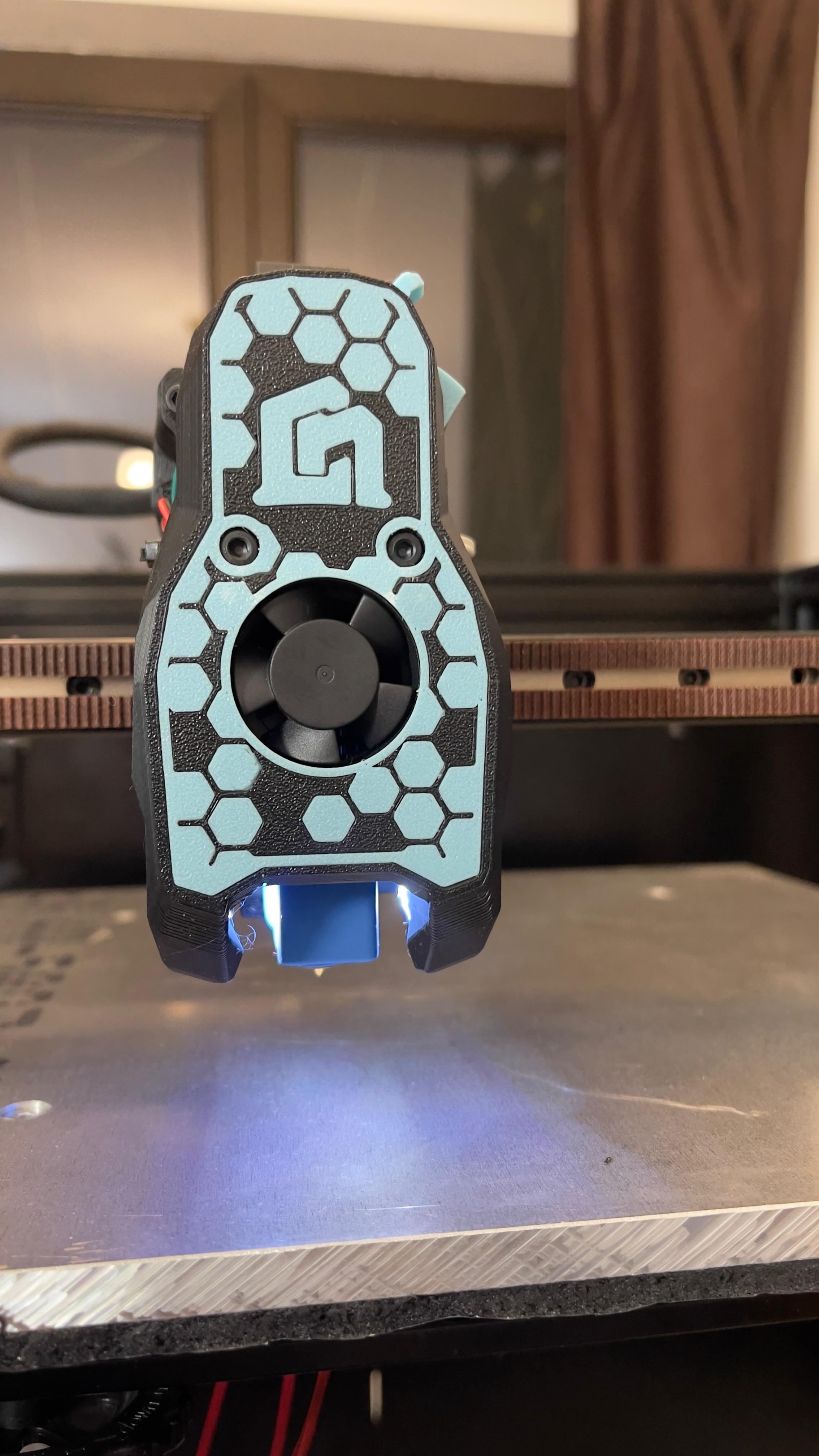 HEX PATTERN FOR CN3D Mini StealthBurner 4010 Blowe Fan + Volcano by ...