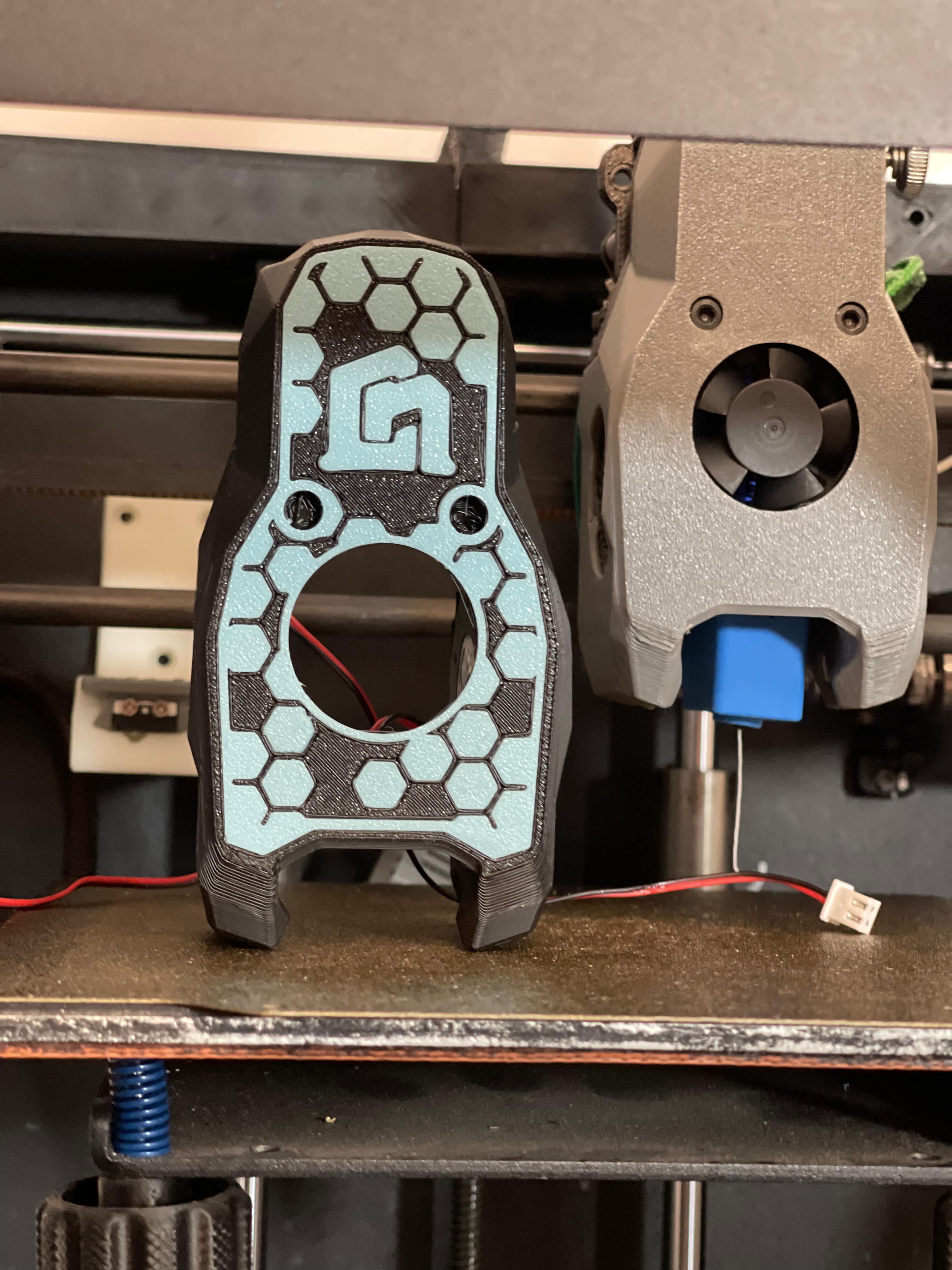 HEX PATTERN FOR CN3D Mini StealthBurner 4010 Blowe Fan + Volcano by ...