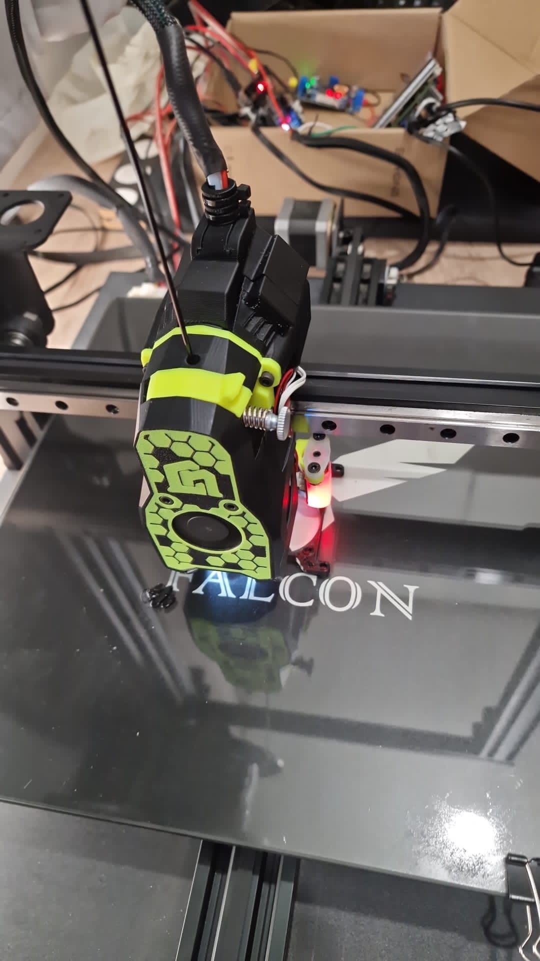 HEX PATTERN FOR CN3D Mini StealthBurner 4010 Blowe Fan + Volcano by ...