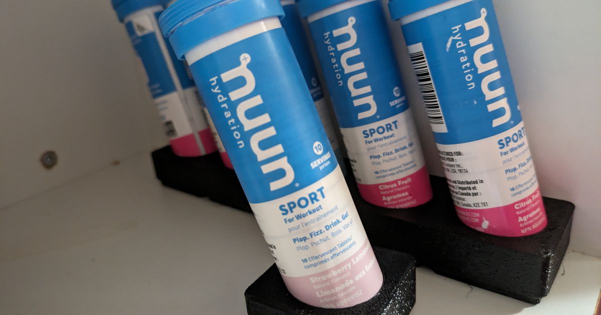 Gridfinity NUUN Tube Storage by Ahnne Cognita | Download free STL model ...