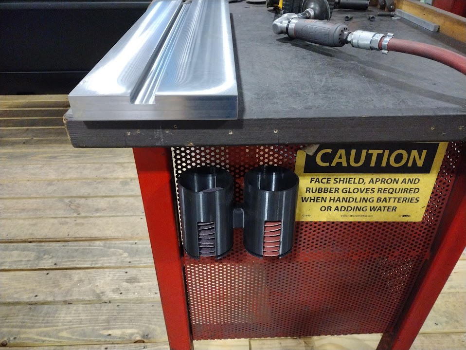 3" 3M Roloc sanding disc dispenser by Rhinocat | Download free STL ...