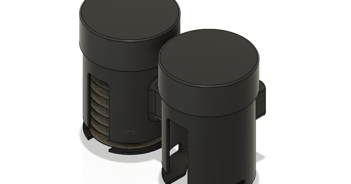 3" 3M Roloc sanding disc dispenser by Rhinocat | Download free STL ...