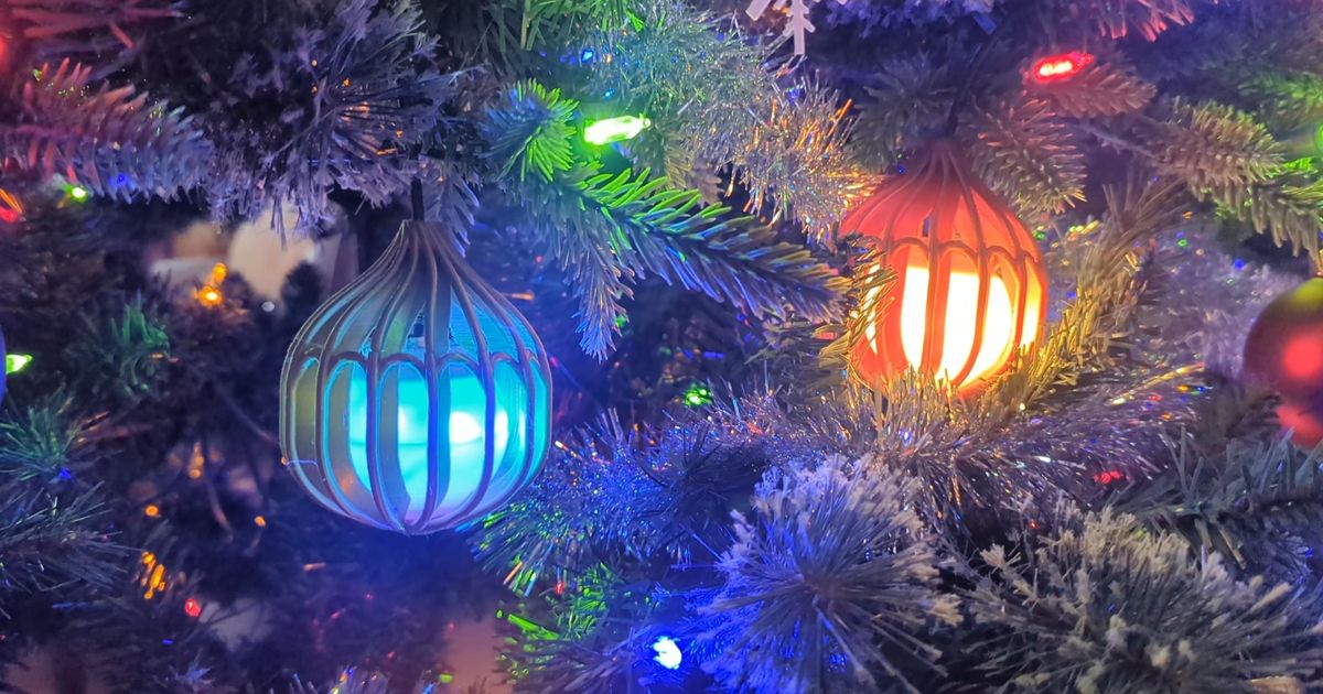 LED Christmas Balls by Philippe Lacoude | Download free STL model ...