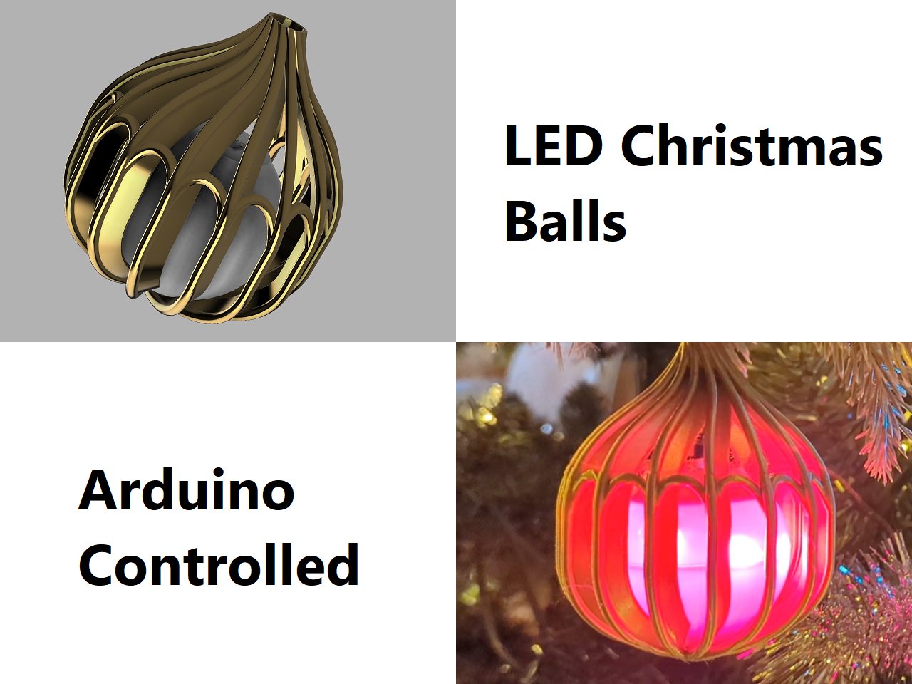 LED Christmas Balls by Philippe Lacoude | Download free STL model ...