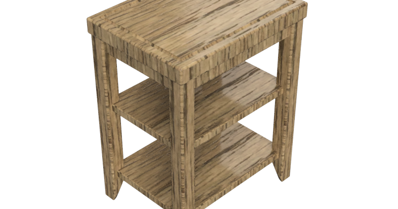 End Table Rectangle by Tyler Nielsen | Download free STL model ...