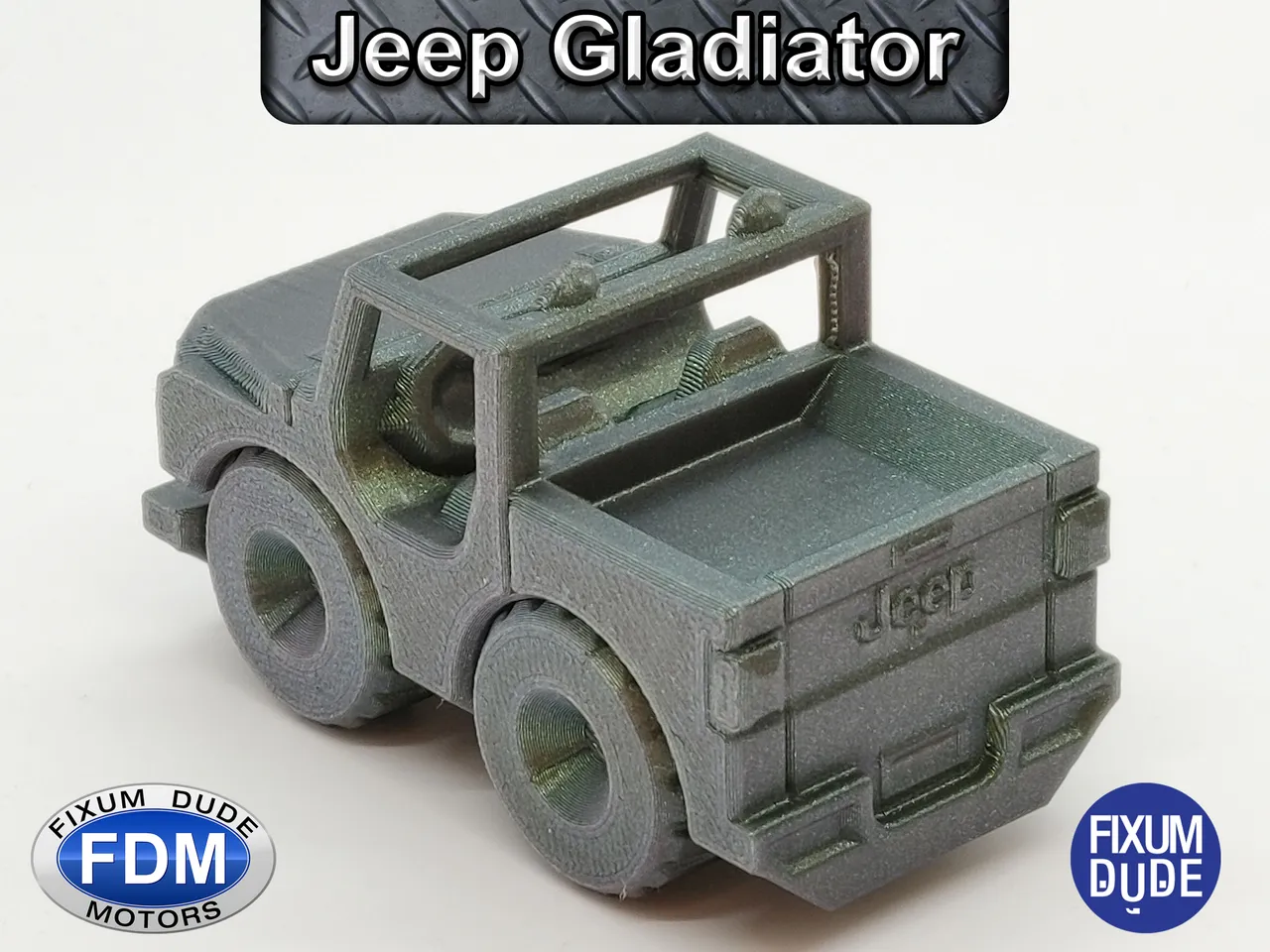 Fixum Dude Motors PiP Jeep Gladiator by fixumdude | Download free STL ...