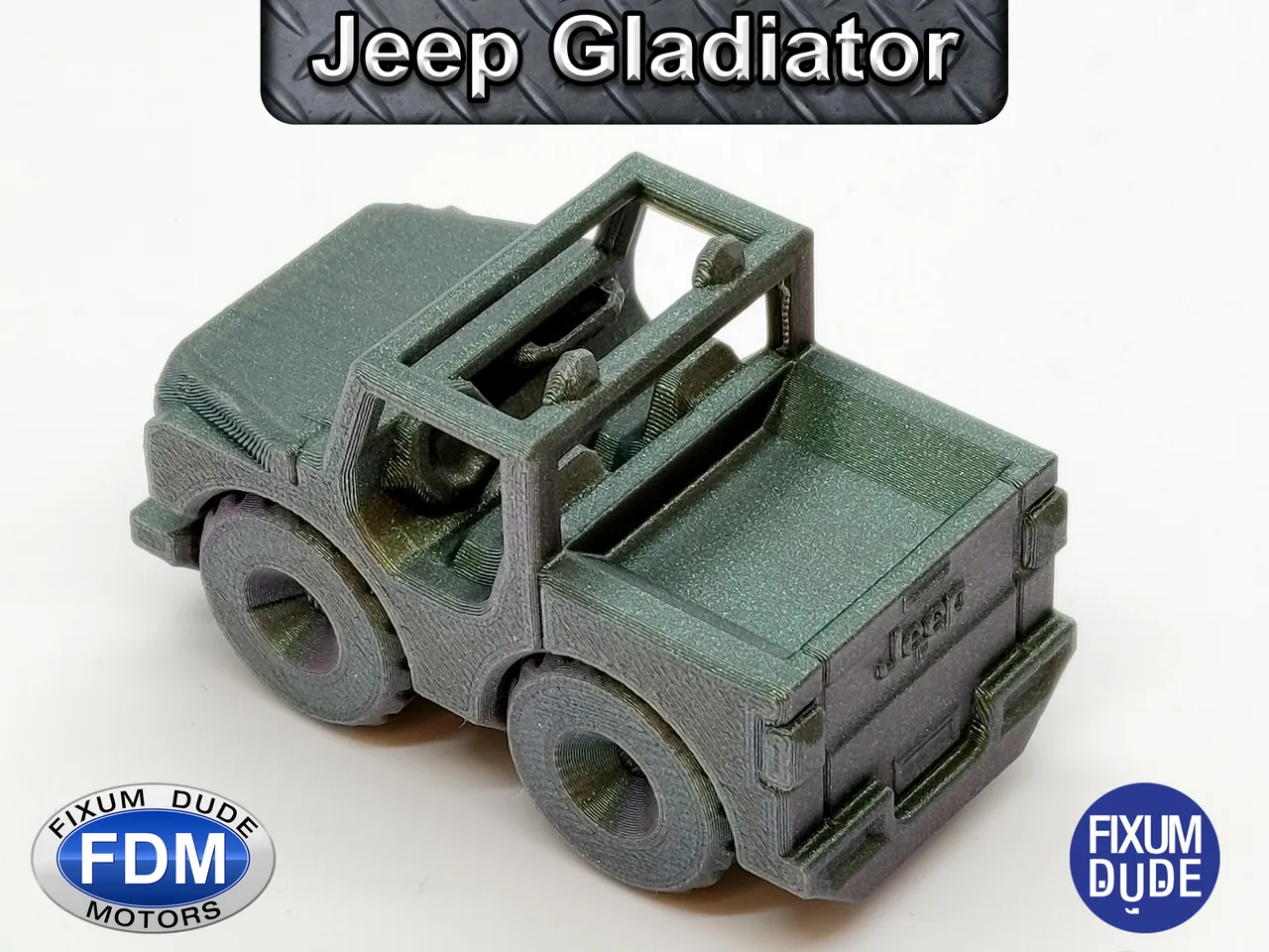 Fixum Dude Motors PiP Jeep Gladiator by fixumdude | Download free STL ...