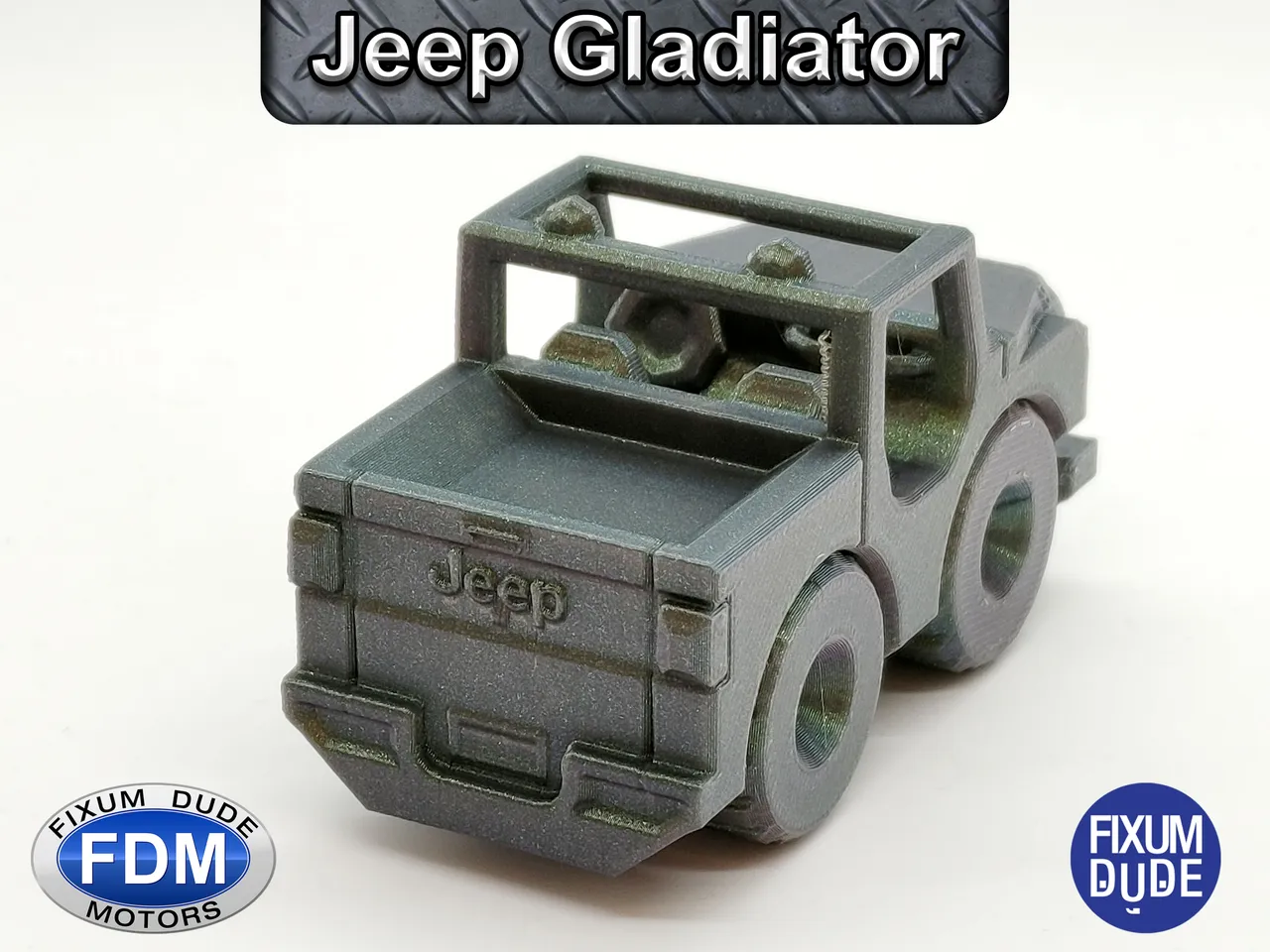 Fixum Dude Motors PiP Jeep Gladiator by fixumdude | Download free STL ...