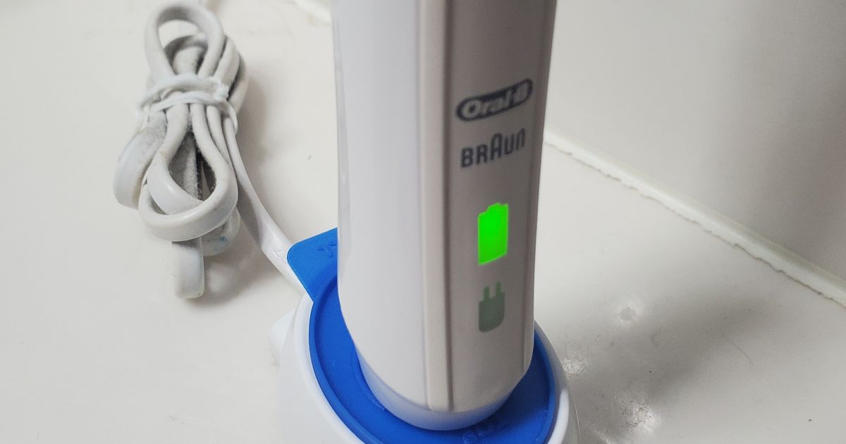 Oral-B Pro 1000 Charger Pad Saver-Spacer by Walkul | Download free STL ...