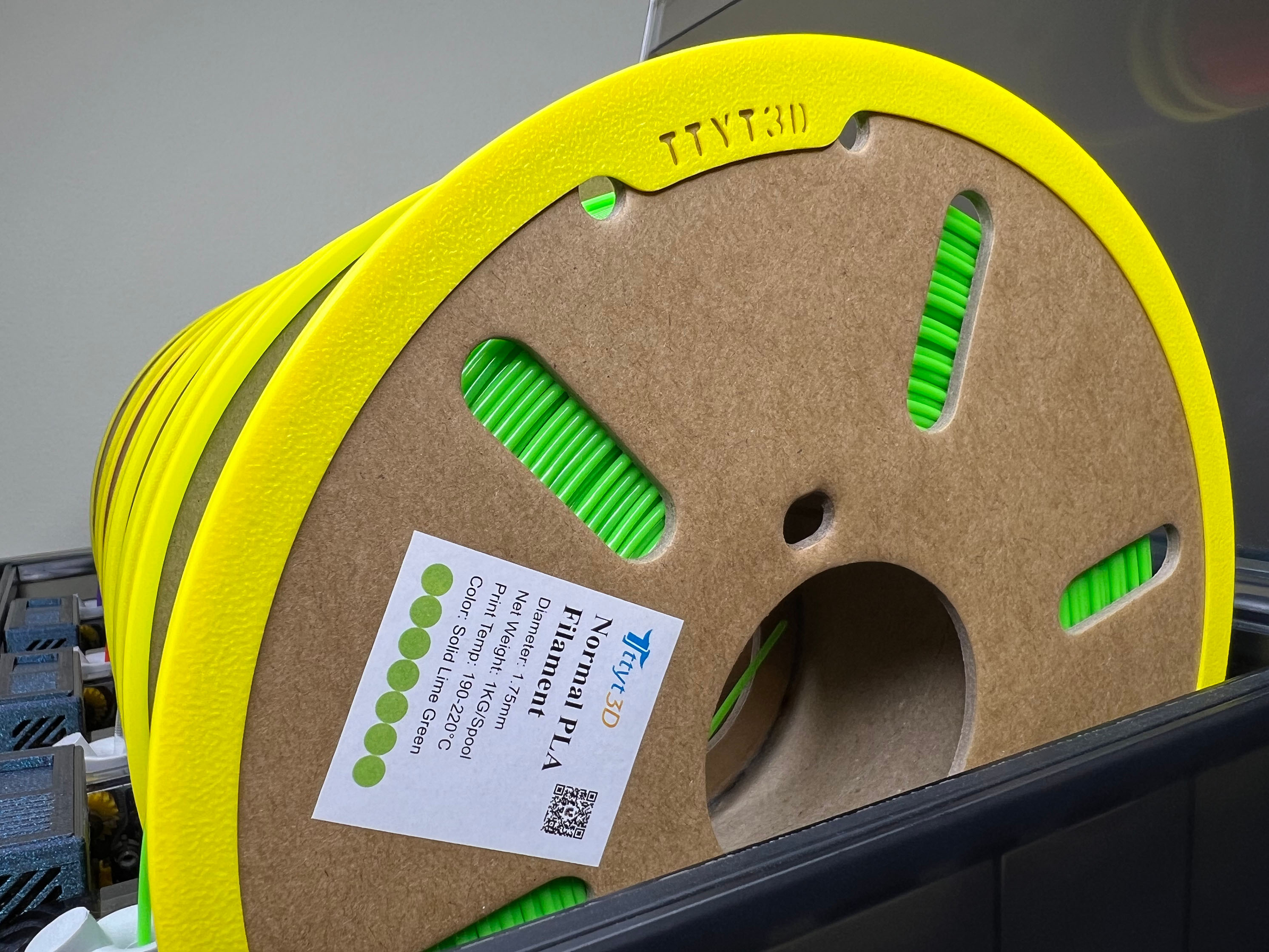TTYT3D Bambu Lab AMS Cardboard Spool Adapter Ring by DesignCraft ...