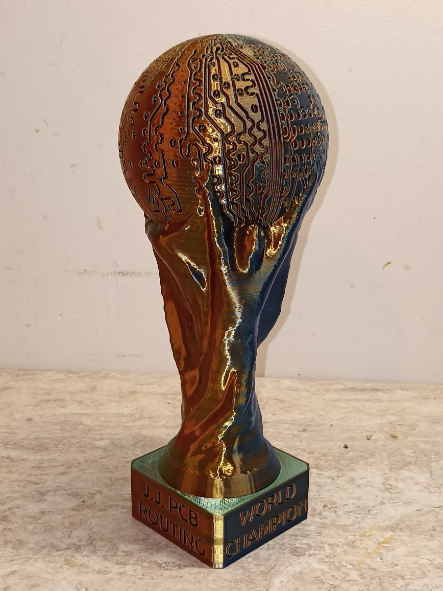 PCB Routing World Cup Trophy by Eric Laroche | Download free STL model | Printables.com